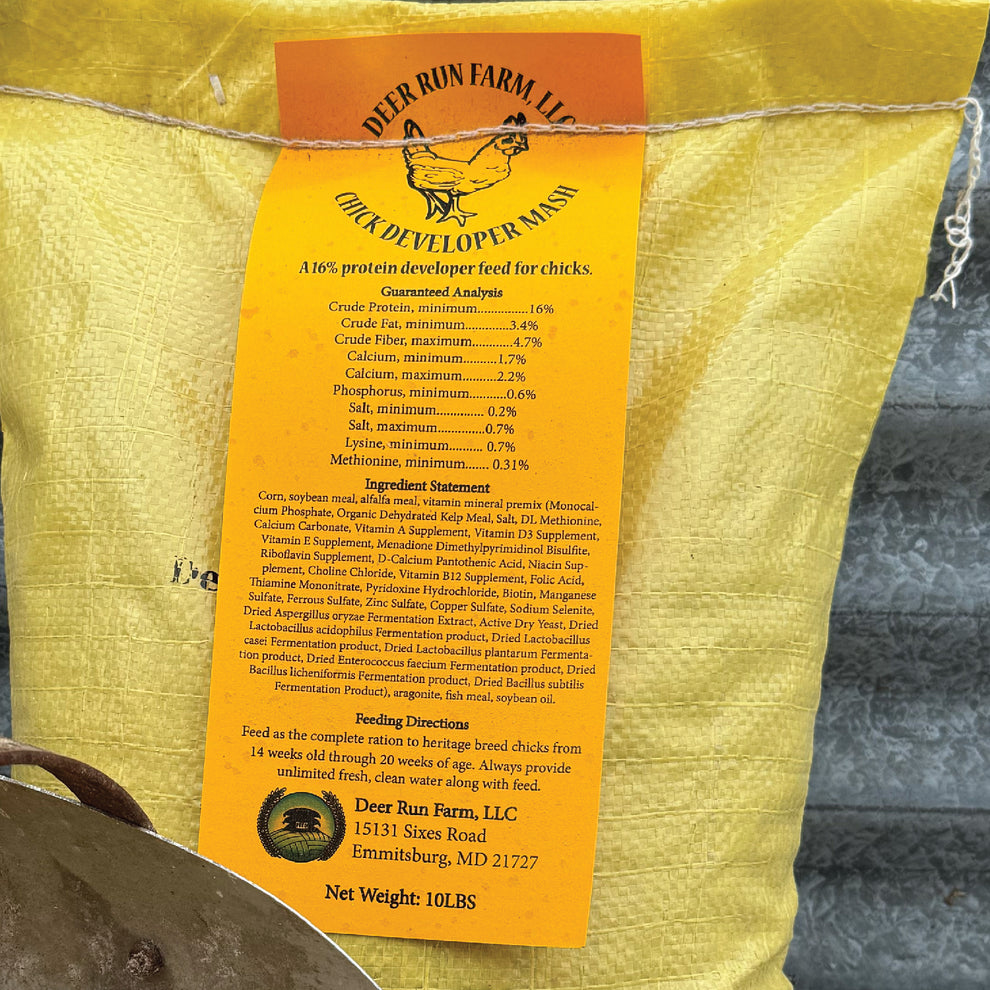 Developer Chicken Feed – Deer Run Farm