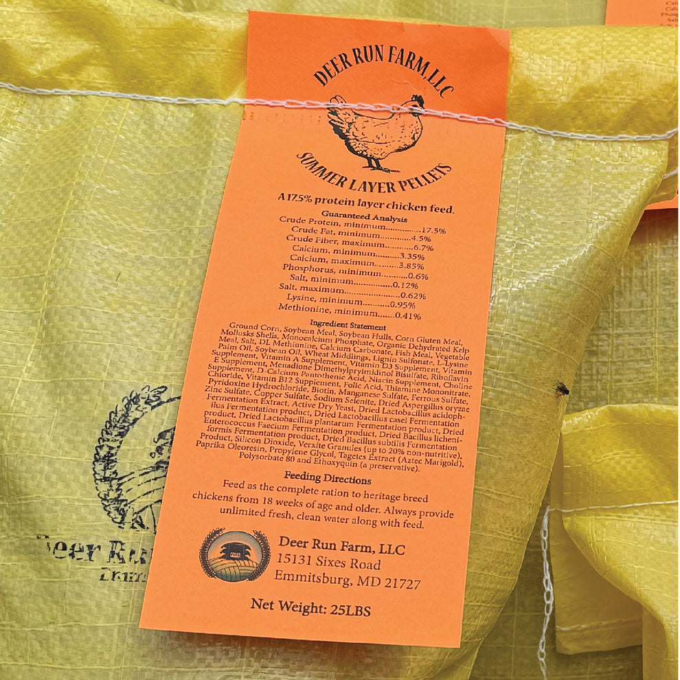 Layer Chicken Feed – Deer Run Farm